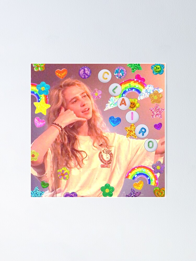"Clairo Sticker Collage" Poster for Sale by daintynat | Redbubble