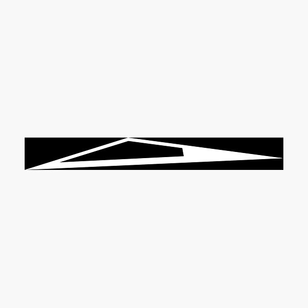 "Tesla Cybertruck Angular Logo (Side View)" Photographic Print for Sale ...