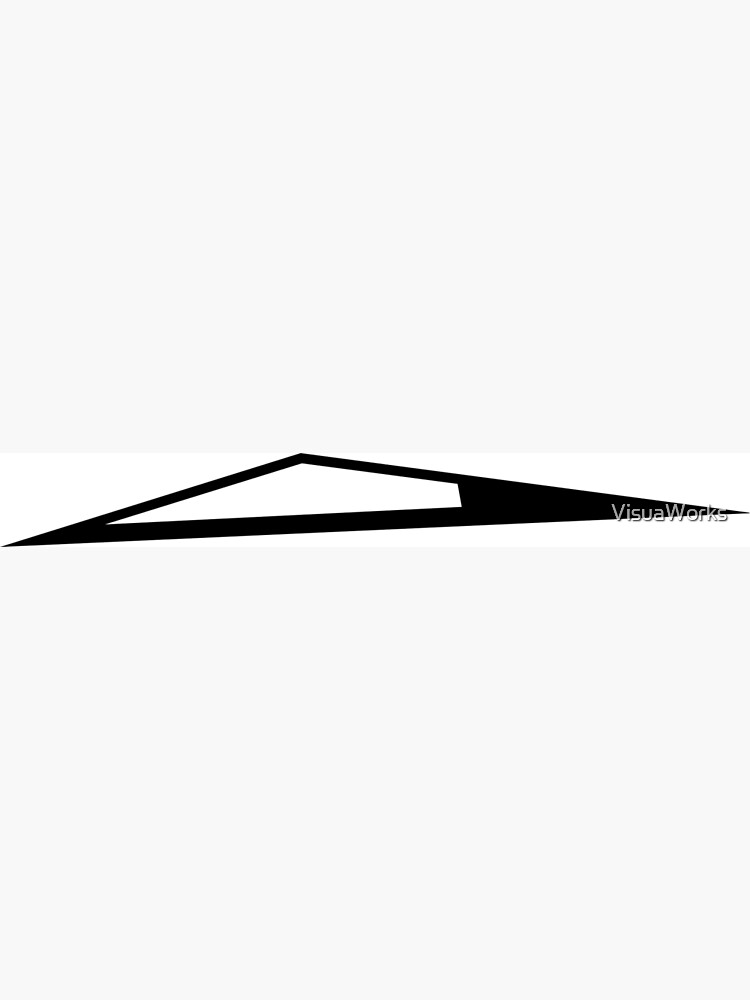 "Tesla Cybertruck Angular Logo (Side View)" Poster by VisuaWorks ...