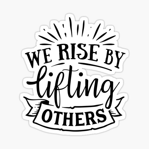 Helping Others Stickers | Redbubble