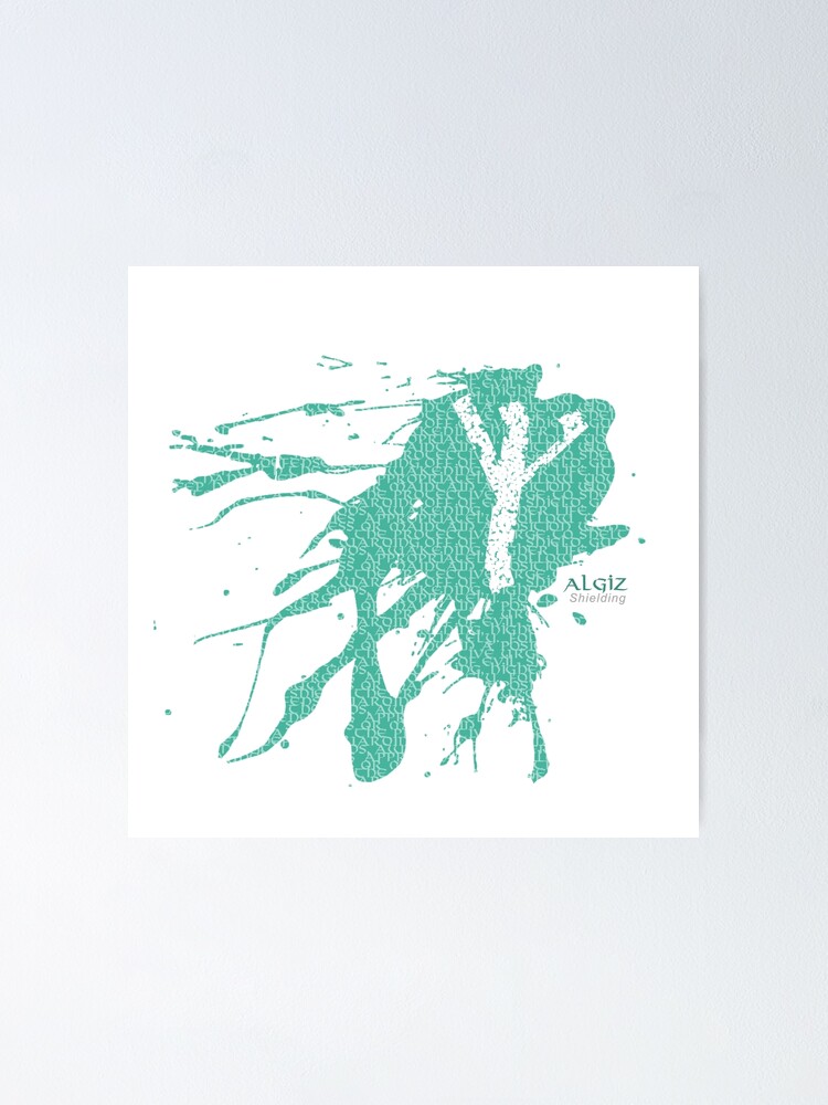 "Magnus Chase - Norse Rune Series - Algiz: Shielding" Poster for Sale ...