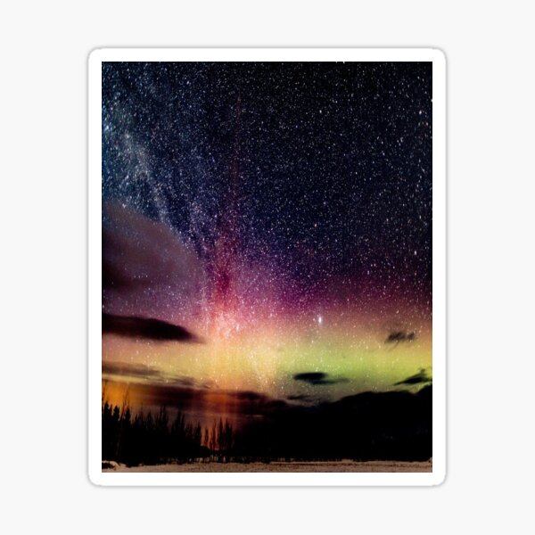 "Galaxy theme" Sticker for Sale by Morgane41 | Redbubble