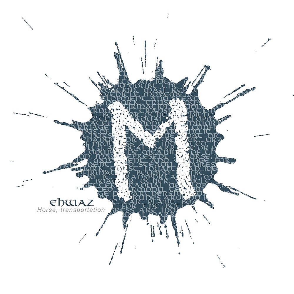 "Magnus Chase - Norse Rune Series - Ehwaz: Horse, Transportation" by ...