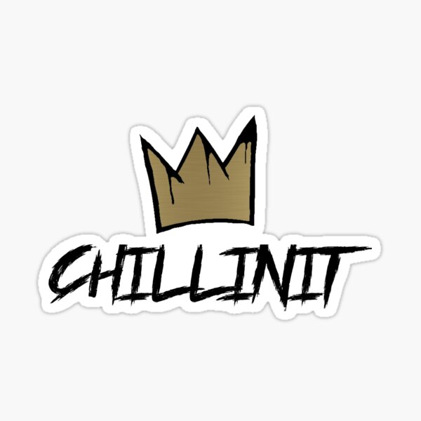 "CHILLINIT Tag & Grafitti Crown" Sticker by saintiro | Redbubble