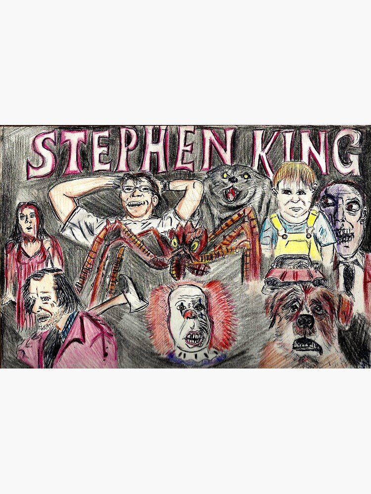"Stephen King" Art Print by penink666 | Redbubble