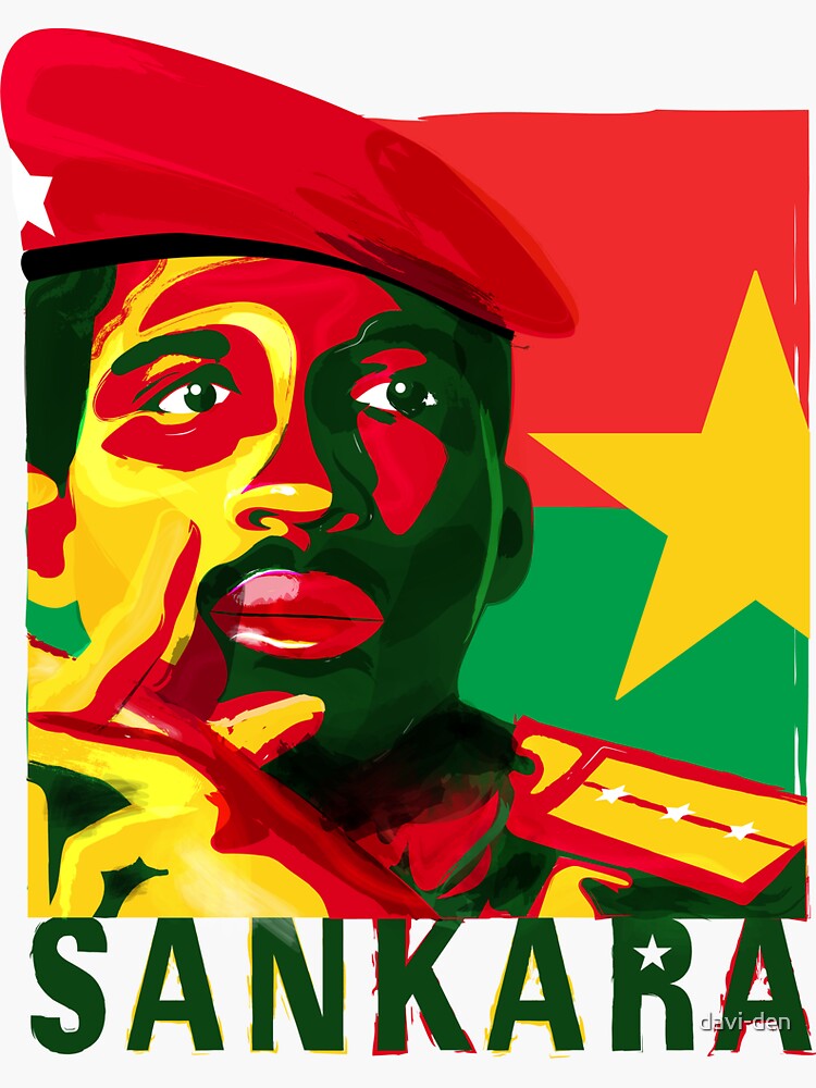 "Thomas Sankara" Sticker for Sale by davi-den | Redbubble
