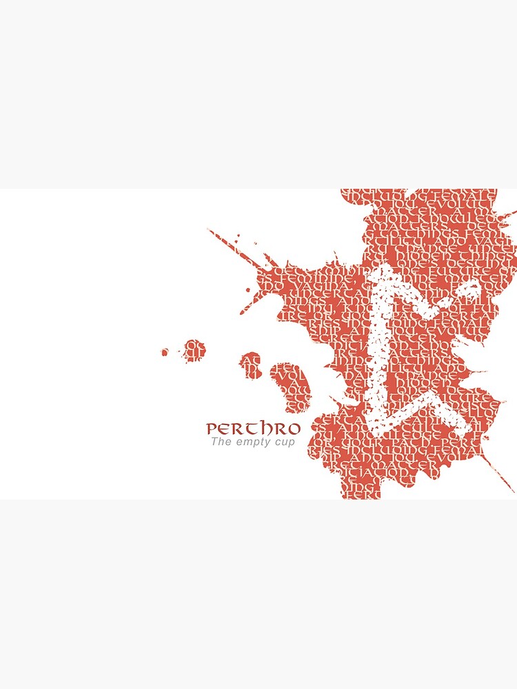 "Magnus Chase - Norse Rune Series - Perthro: The Empty Cup" Mug by ...