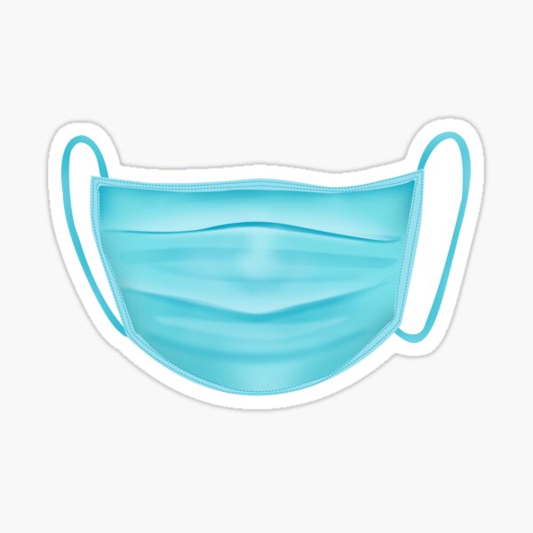 "Surgical mask " Sticker for Sale by g-vlq | Redbubble