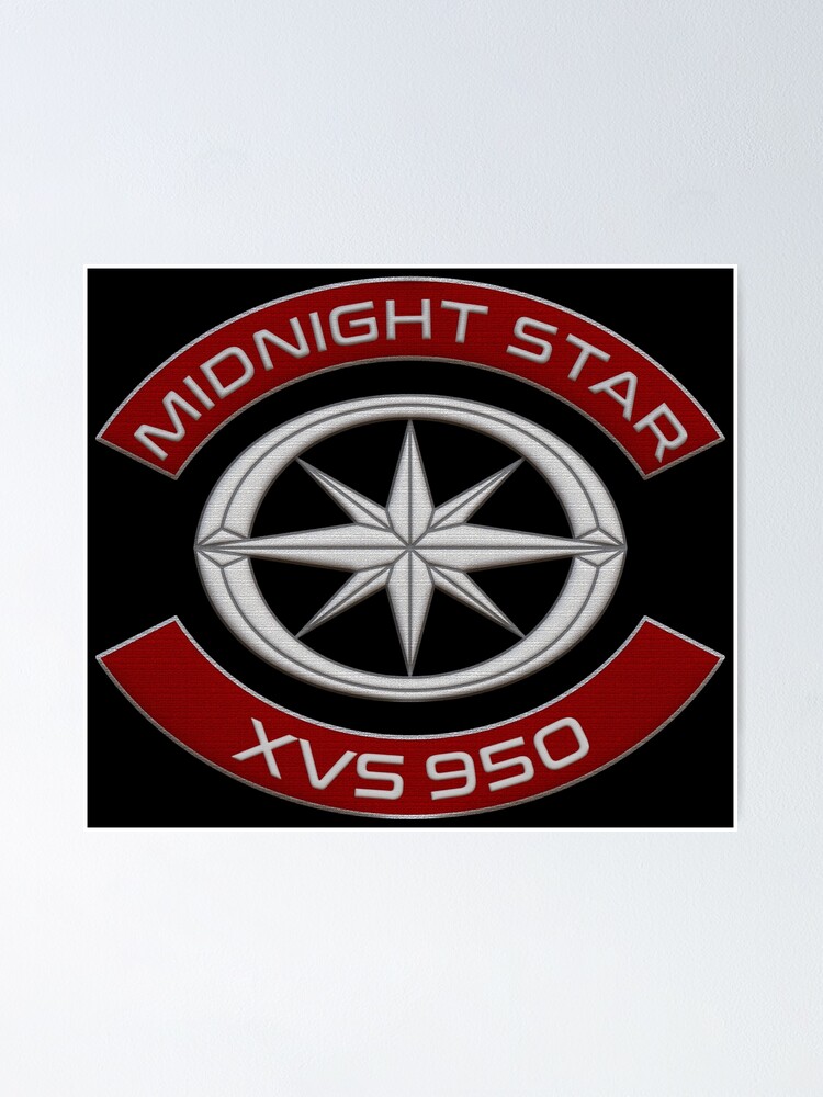 Póster «Parche Midnight Star XVS 950, XVS950» de KlaraBubble | Redbubble