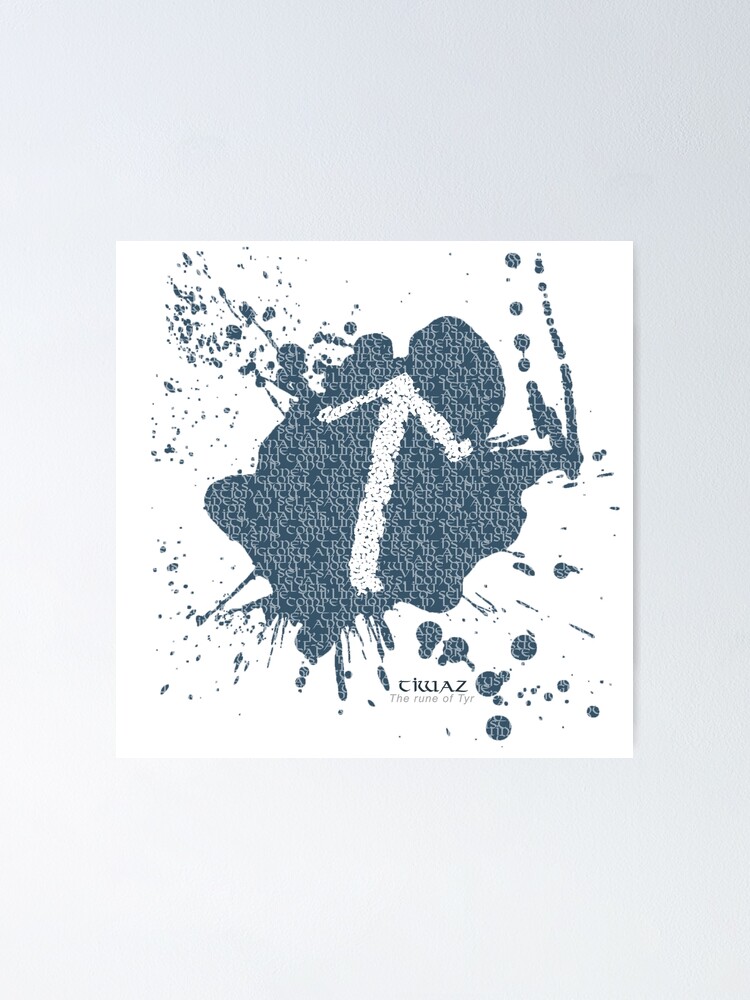 Póster «Magnus Chase - Serie Runa Norse - Tiwaz: La Runa de Tyr» de ...