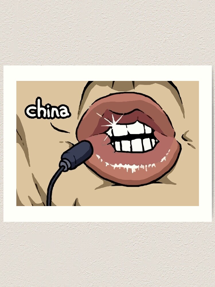 "Trump Saying CHINA Meme Face Mask" Art Print for Sale by ShirtPro ...