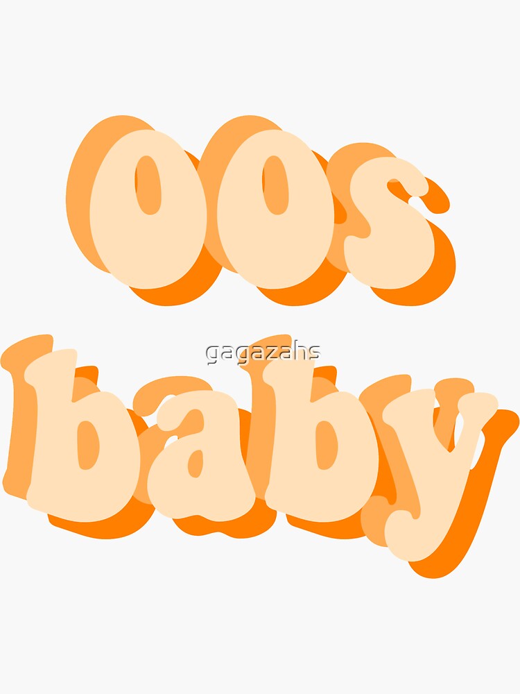 "00s baby" Sticker for Sale by gagazahs | Redbubble