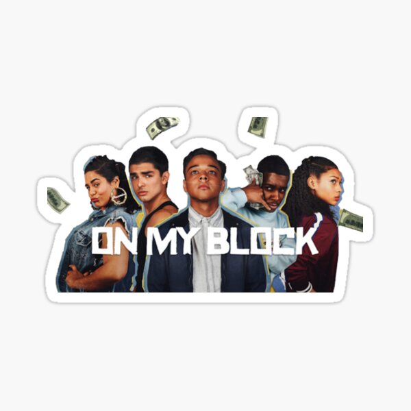 "On my block" Sticker for Sale by Stephie187 | Redbubble