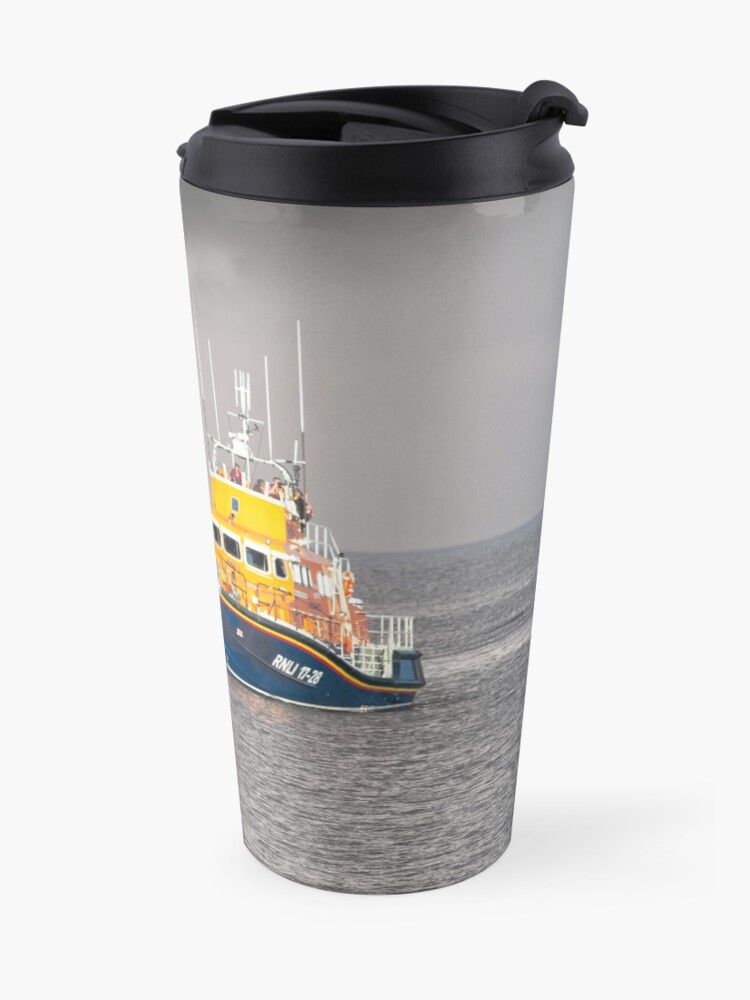 "RNLI Lifeboat" Travel Coffee Mug for Sale by rawshutterbug | Redbubble