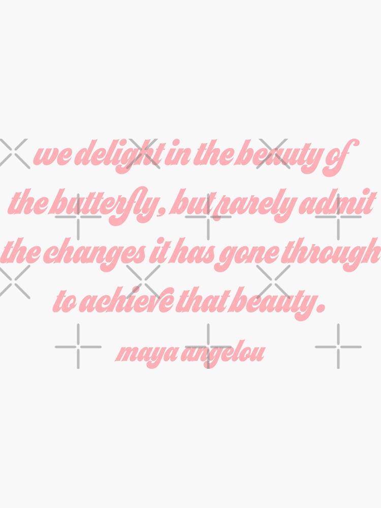 "We delight in the beautiful " Sticker for Sale by corbrand | Redbubble