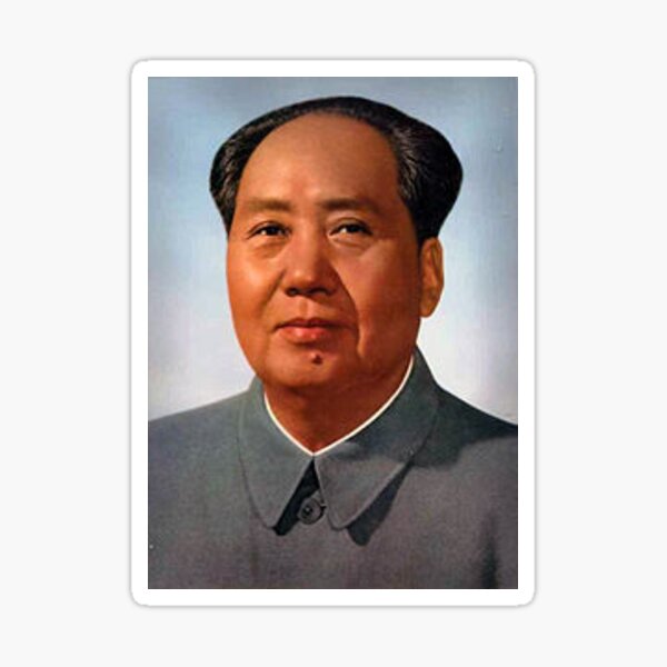 "Mao " Sticker by HistoryFan | Redbubble