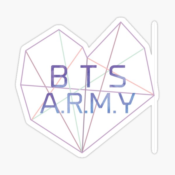 "BTS ARMY" Sticker by Iinzaghi | Redbubble