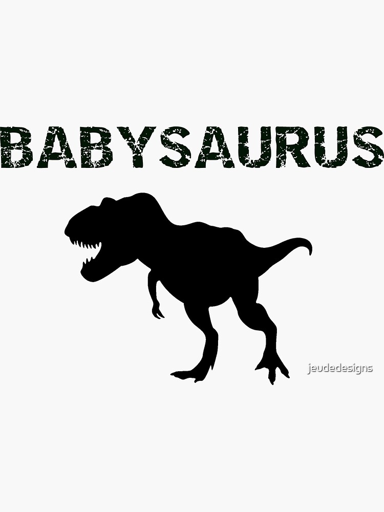 "Babysaurus" Sticker for Sale by jeudedesigns | Redbubble