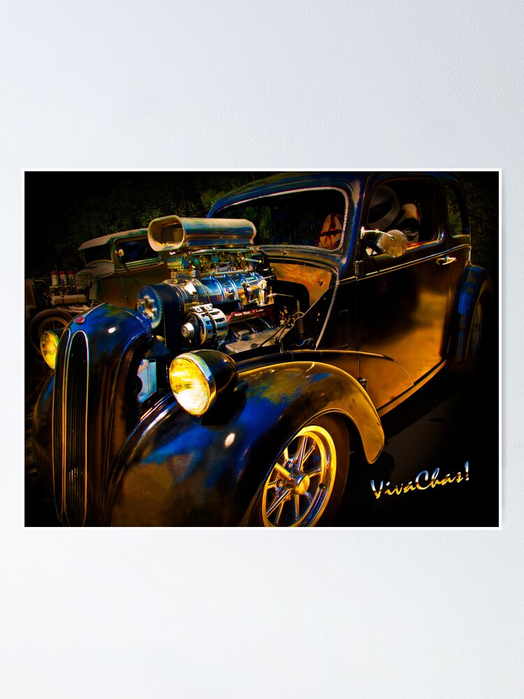 "Anglia Dragster and a Duce Staged for a Grudge Run" Poster by ...