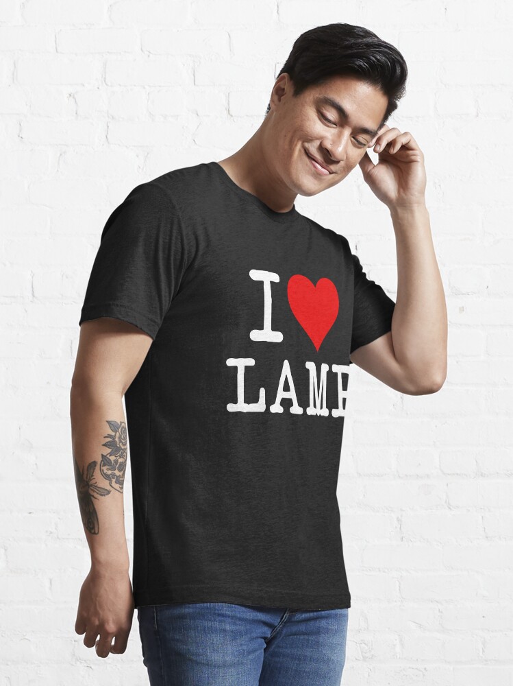 "I Love Lamp" T-shirt for Sale by Jewleo | Redbubble | i love lamp t ...