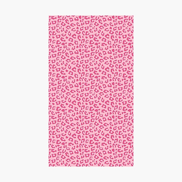 "pink animal leopard print " Photographic Print by aesthetic--art ...