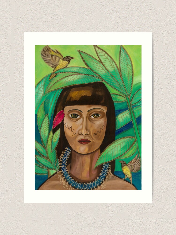 "Yanomami" Art Print for Sale by Katybohac | Redbubble