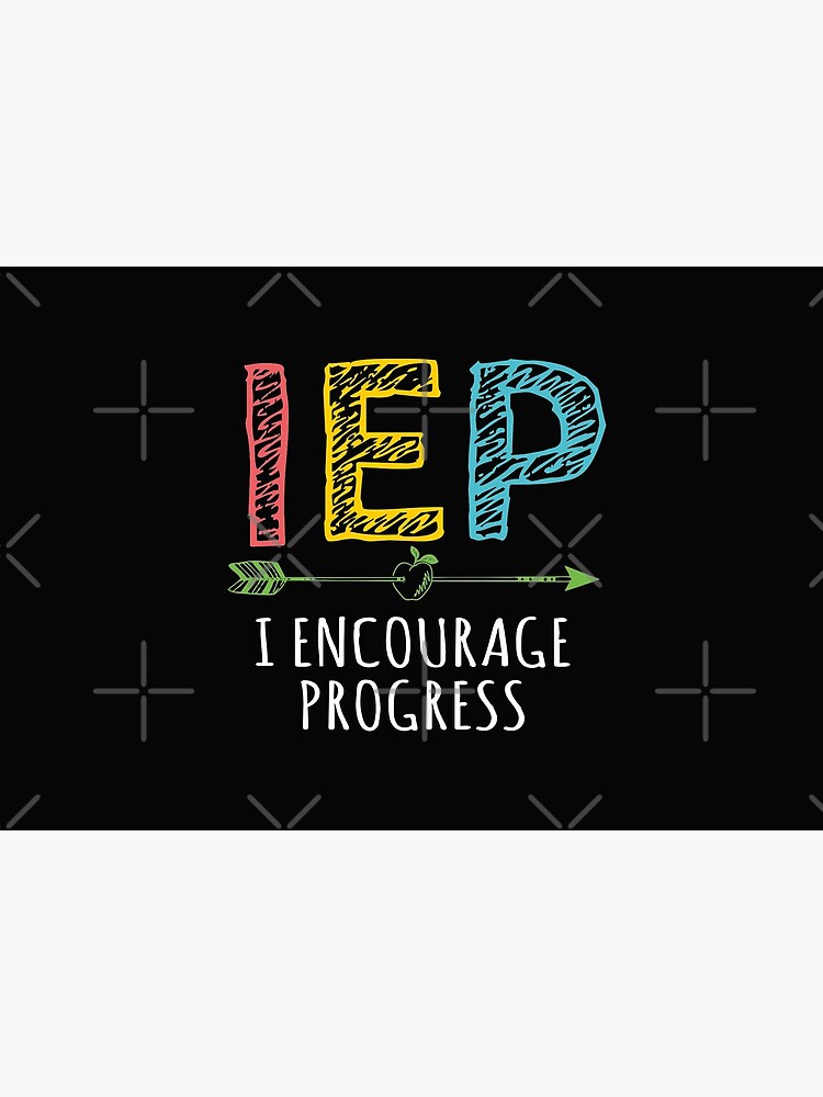 "IEP I Encourage Progress Arrow Apple Special Education School Teacher ...