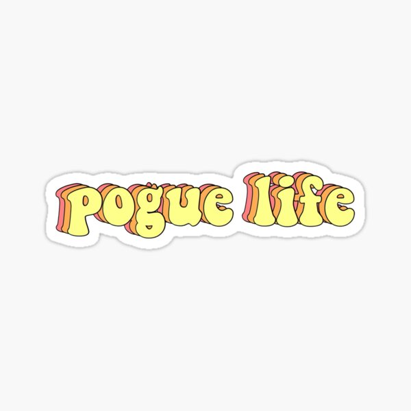 "Outer banks pogue life " Sticker for Sale by Dubdubjudy | Redbubble