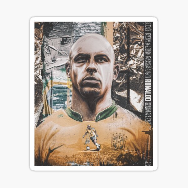 "Wallpaper Ronaldo Brazil Art" Sticker by jalijazuri | Redbubble