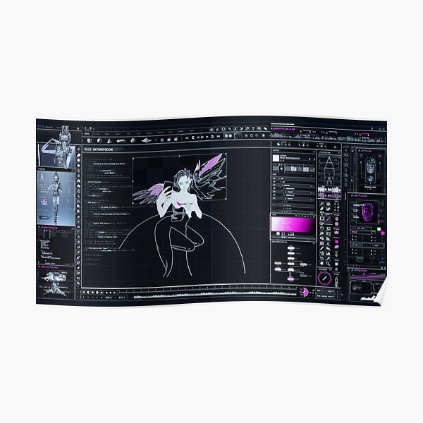 "miss anthropocene (full art)" Poster for Sale by dragvandil | Redbubble