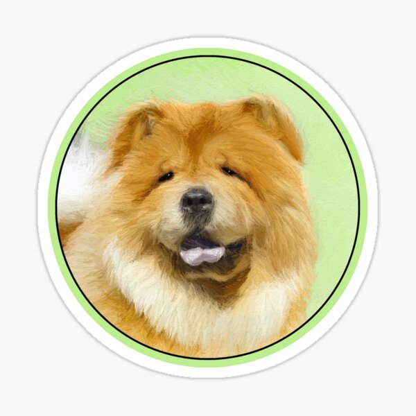 "Chow Chow" Sticker by alpendesigns | Redbubble