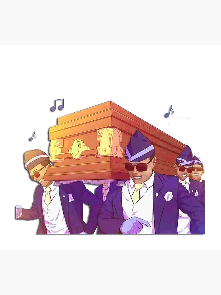 "Ghana Pallbearers COFFIN Dancing MEME " Poster by belbegra | Redbubble