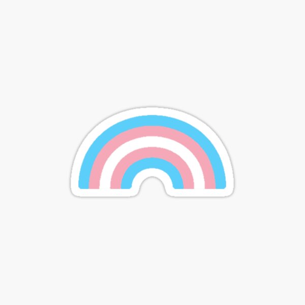 "Trans rainbow" Sticker by junimos | Redbubble