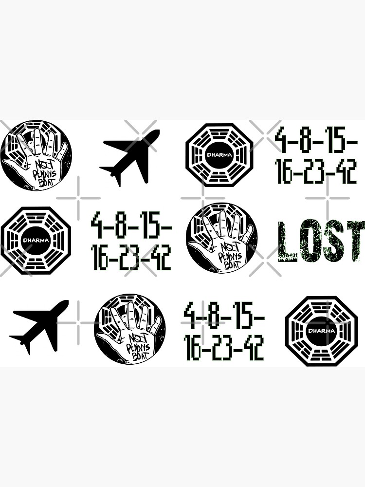 "Lost-symbols" Art Print for Sale by KikkaT | Redbubble