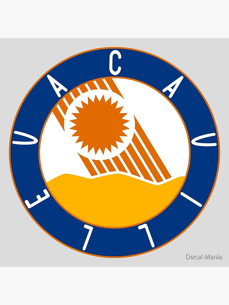 "Vacaville City Flag Decal" Poster by zsonn | Redbubble