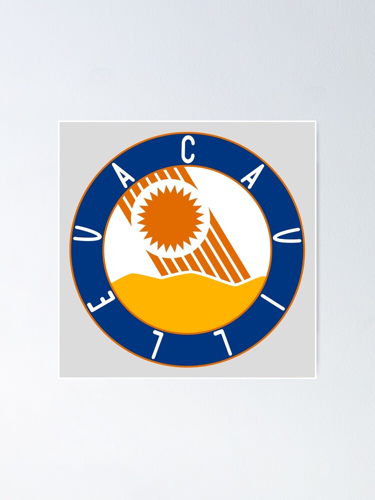 "Vacaville City Flag Decal" Poster by zsonn | Redbubble