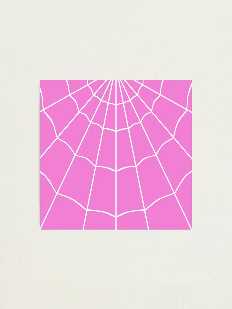 "Spider Web - Pink" Photographic Print by clockworkheart | Redbubble