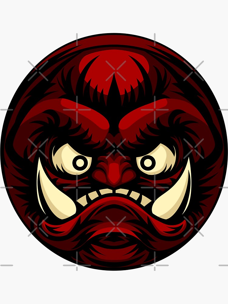 "Nasty red Troll" Sticker for Sale by Delicarte | Redbubble