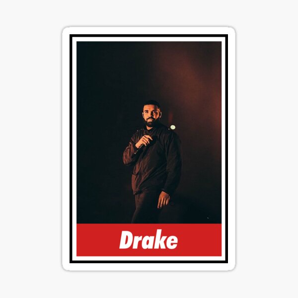 "Drake" Sticker for Sale by jcubix | Redbubble