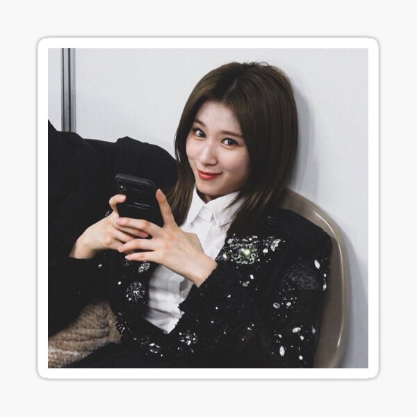 "Sana smirking" Sticker by sanyoung | Redbubble