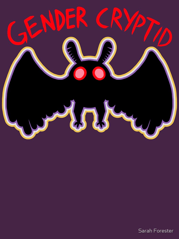 "Gender Cryptid" T-shirt for Sale by Sarahpillbug | Redbubble | cryptid ...