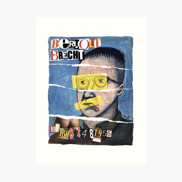 "Bertolt Brecht" Art Print for Sale by micalef | Redbubble
