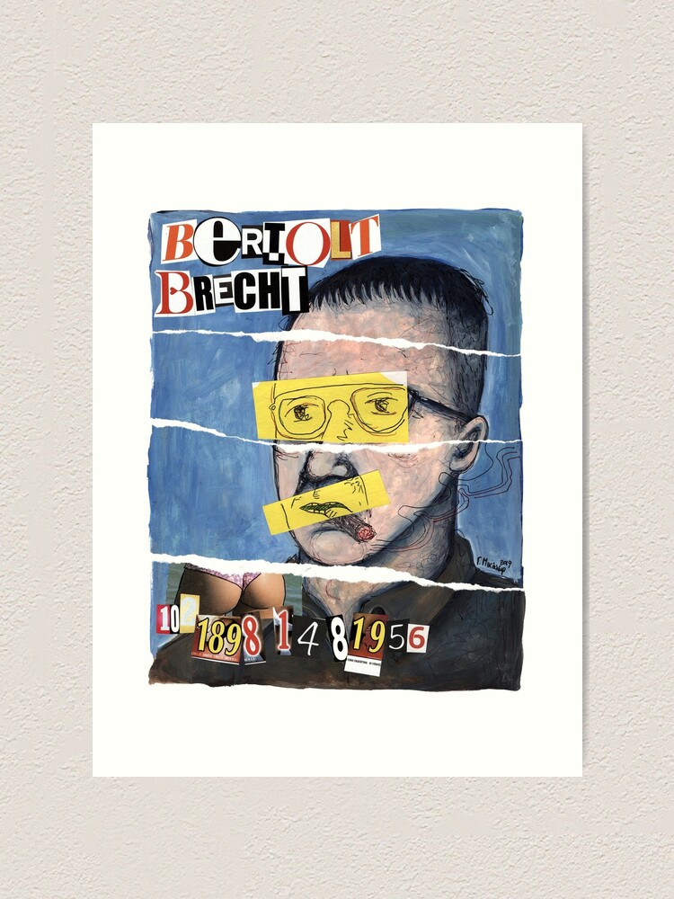 "Bertolt Brecht" Art Print for Sale by micalef | Redbubble