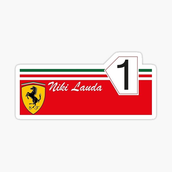 Sticker: Niki Lauda | Redbubble