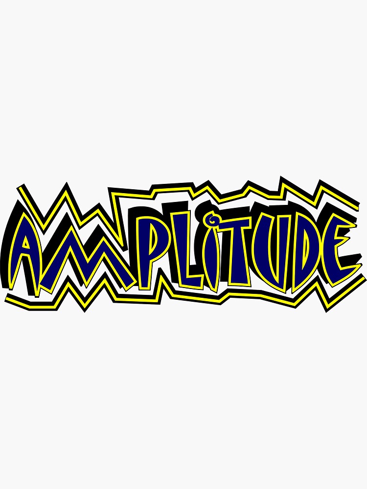 "Amplitude" Sticker for Sale by maliderkel | Redbubble