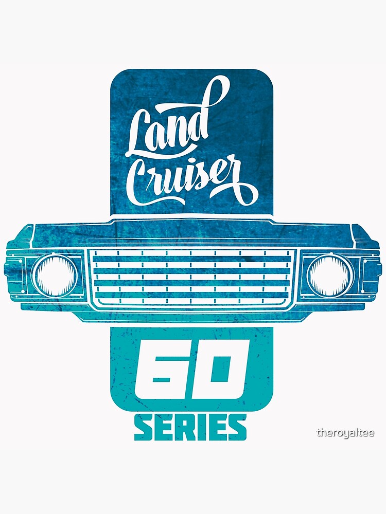 Toyota Land Cruiser FJ60 - Model 60 Series Grille Fan Art Premium Matte ...