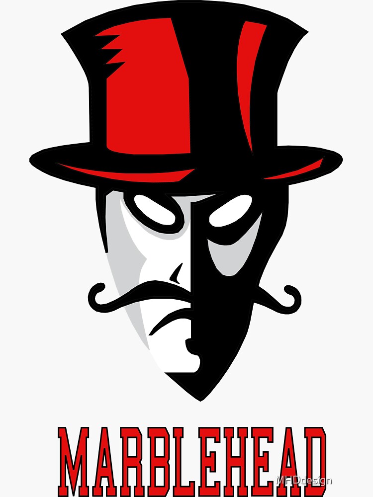 "Marblehead Magician" Sticker for Sale by MHDdesign | Redbubble