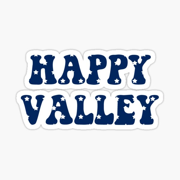 "Happy Valley Stars" Sticker by Rosemogo | Redbubble