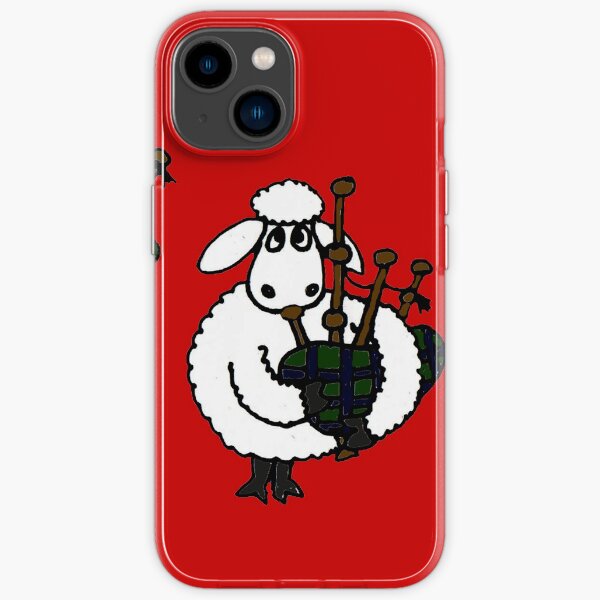 "Funky Sheep Playing the Bagpipes" iPhone Case for Sale by naturesfancy ...