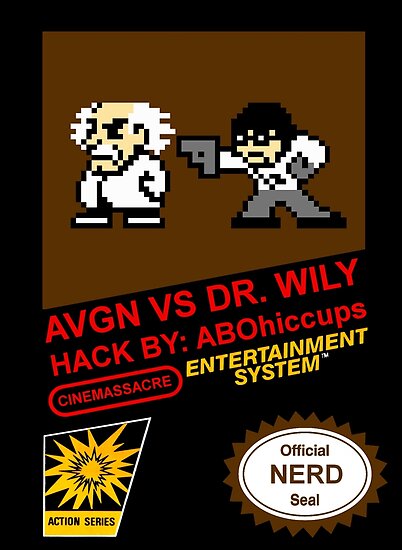 "AVGN VS Dr. Wily NES Box Art" Poster by ABOhiccups | Redbubble